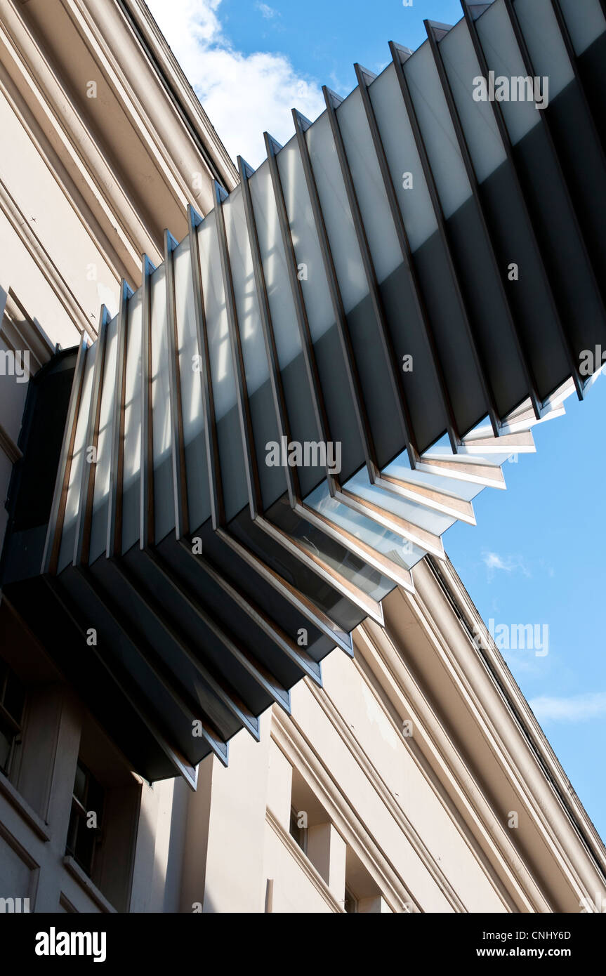 Twisted bridge called the Bridge of Aspirations which connects the ...