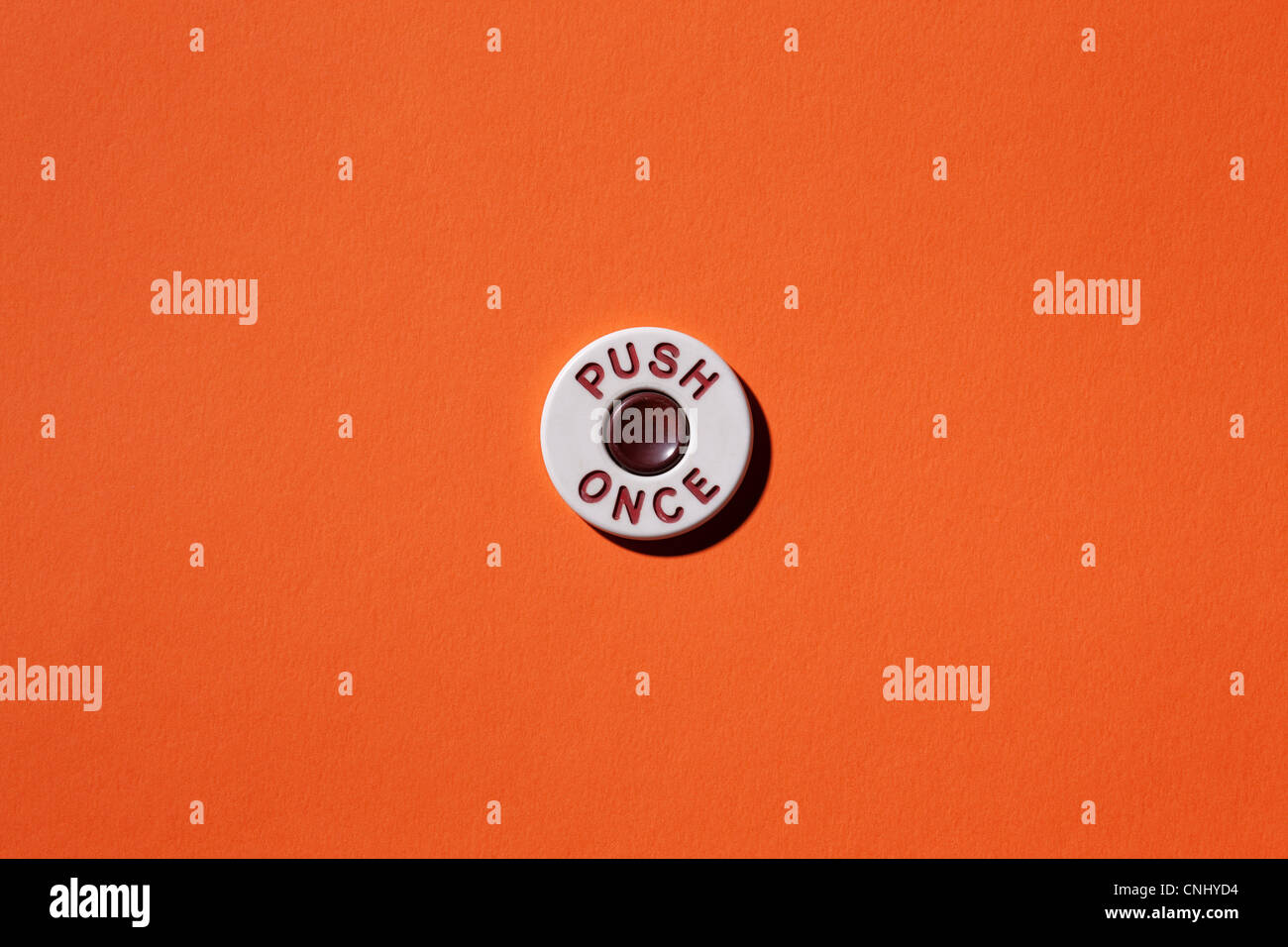 Push once'' button hi-res stock photography and images - Alamy