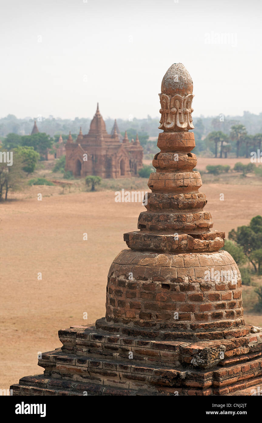 View across the plain of Bagan. Burma. Ancient stupas Stock Photo - Alamy