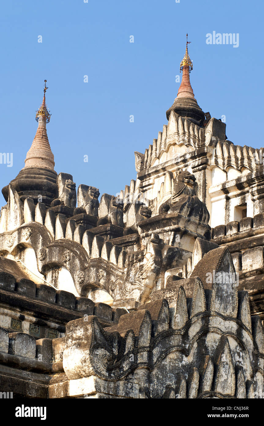 Exterior of Ananda temple, Pagan, Burma. Bagan, Myanmar Stock Photo - Alamy