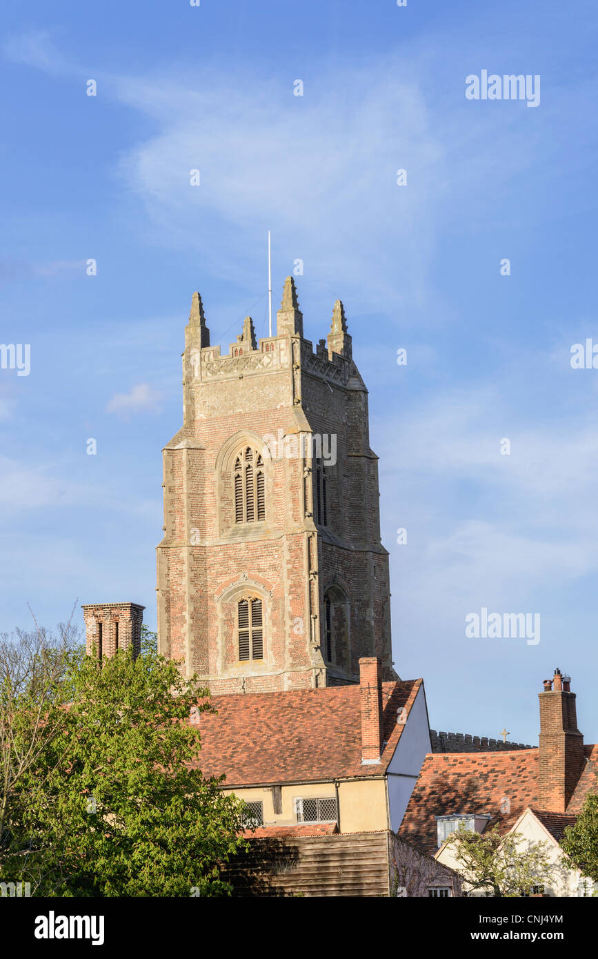 St Mary's church Stoke-by-Nayland Suffolk England UK Stock Photo - Alamy