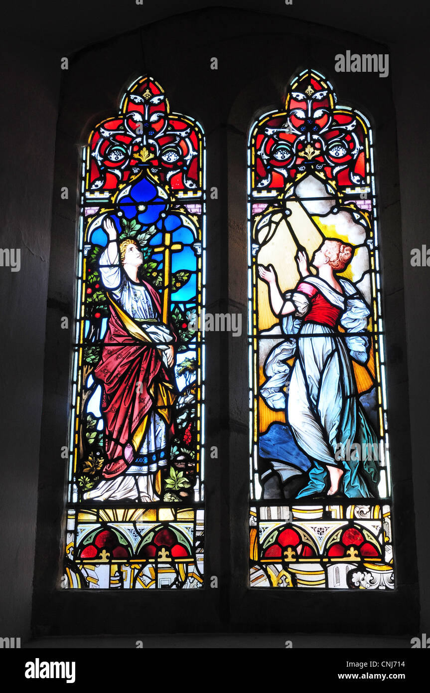 St Marys Church Stained Glass Window Stock Photos & St Marys Church ...