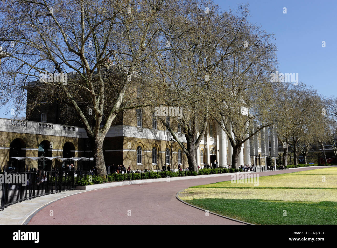 The Saatchi Gallery in the grounds of the old Duke of York`s Barracks ...