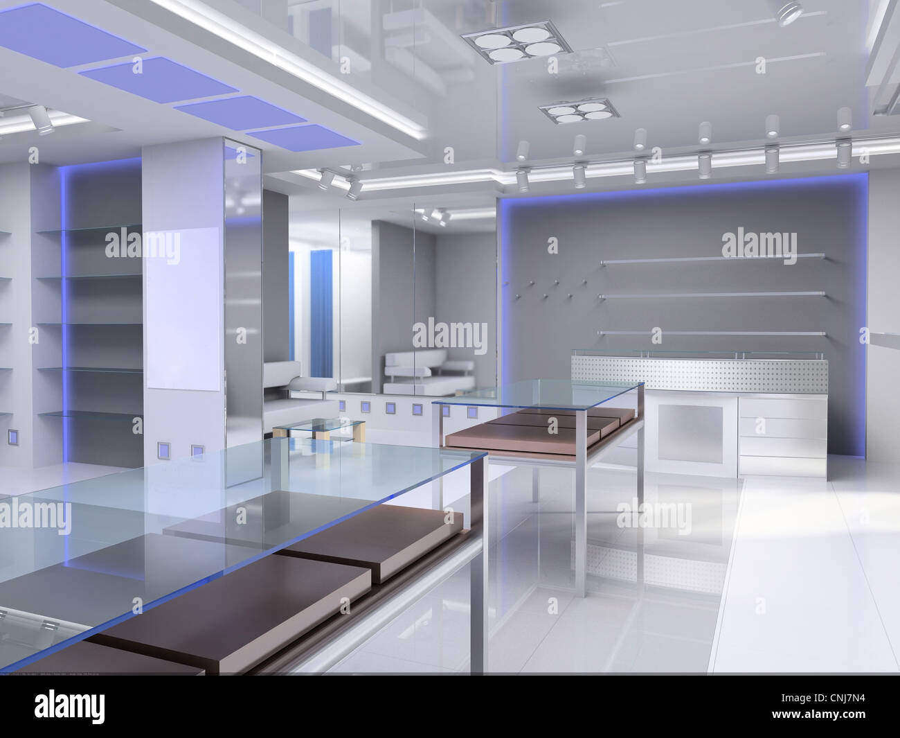 Store clothing stock floor hi-res stock photography and images - Alamy