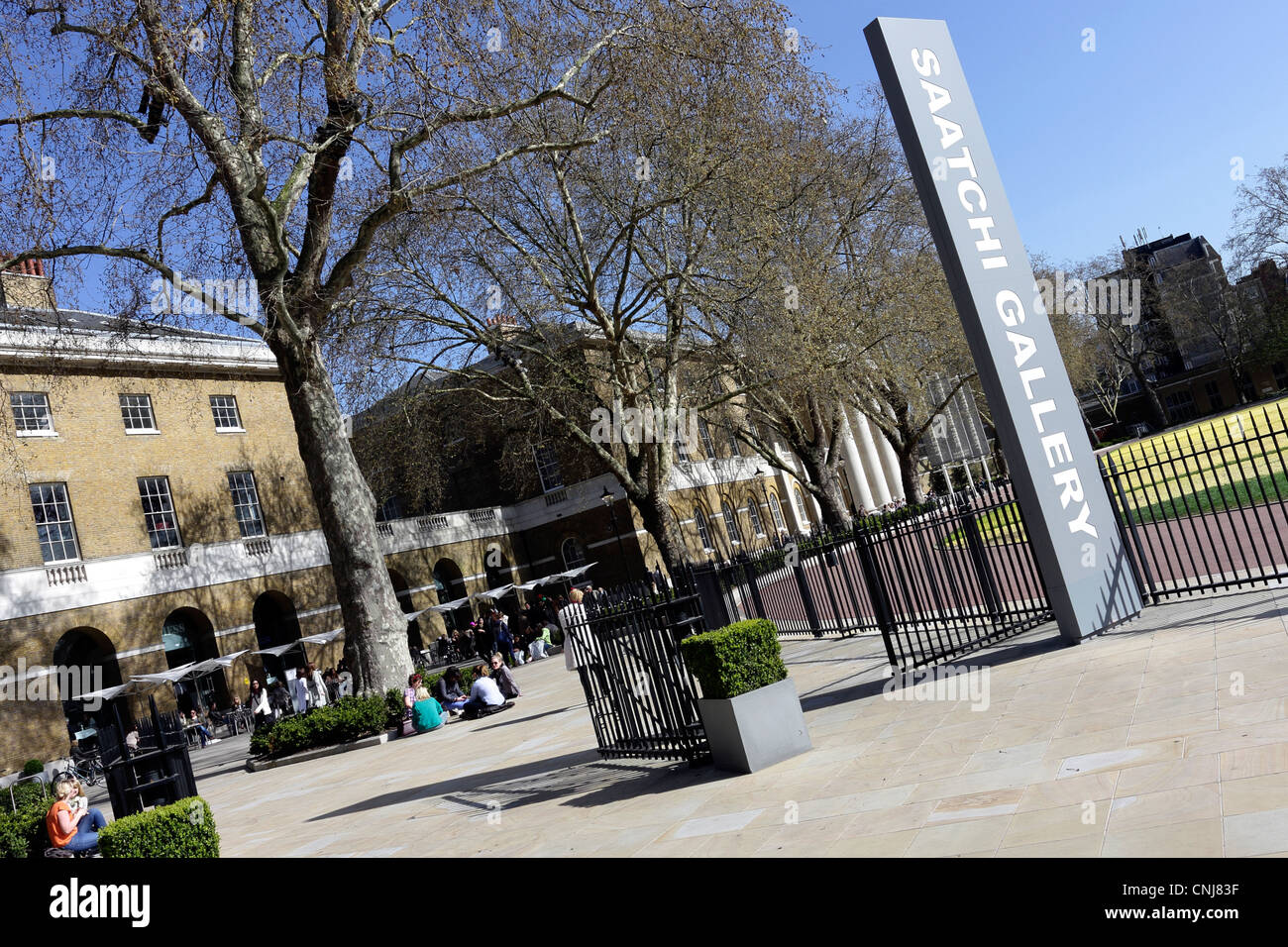The Saatchi Gallery in the grounds of the old Duke of York`s Barracks ...