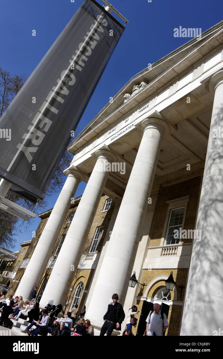 The Saatchi Gallery in the grounds of the old Duke of York`s Barracks ...