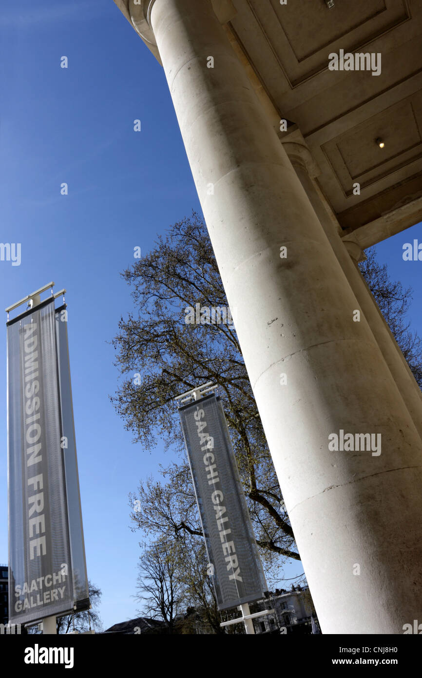 The Saatchi Gallery in the grounds of the old Duke of York`s Barracks ...