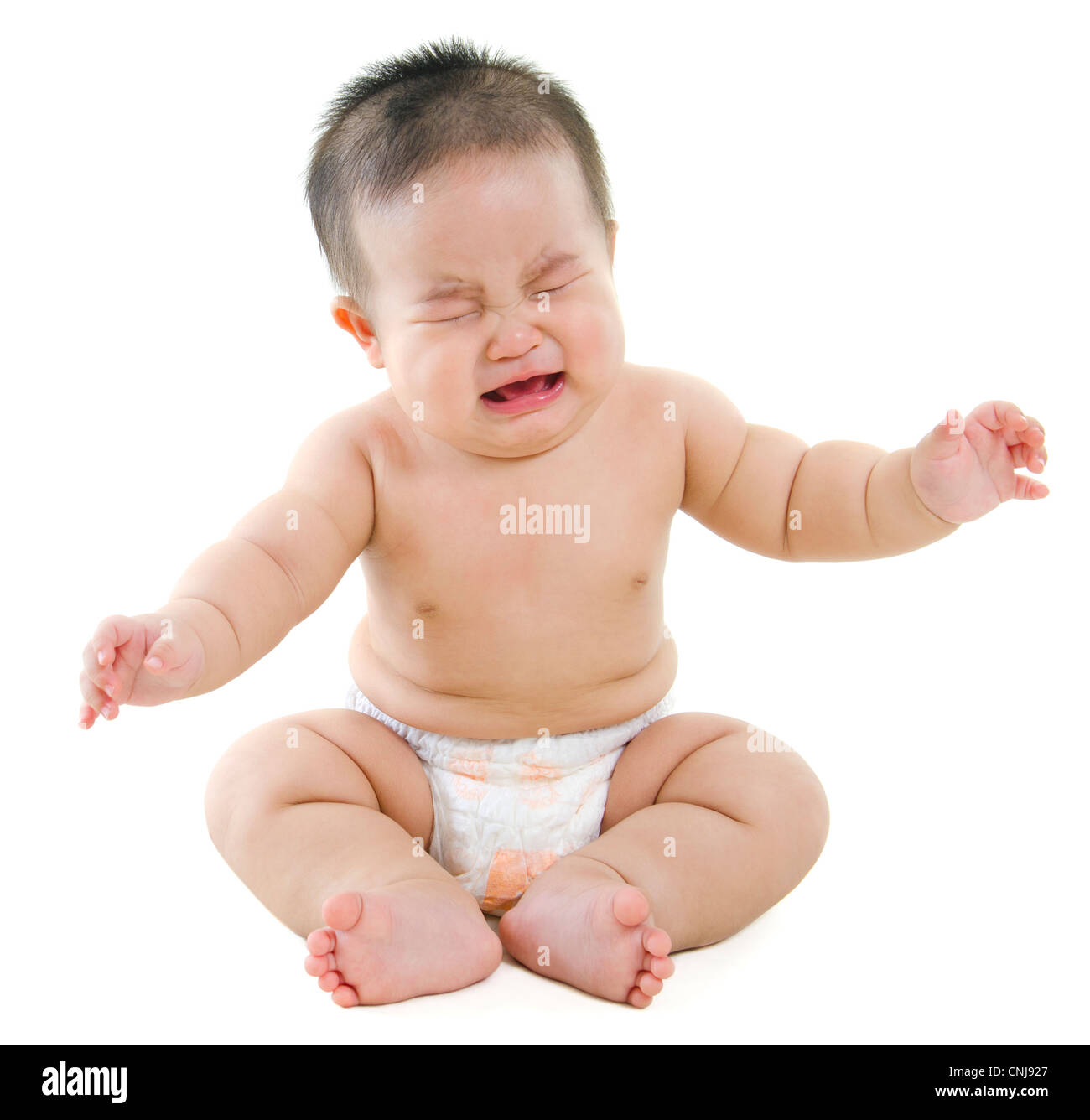Crying little korean hi-res stock photography and images - Alamy