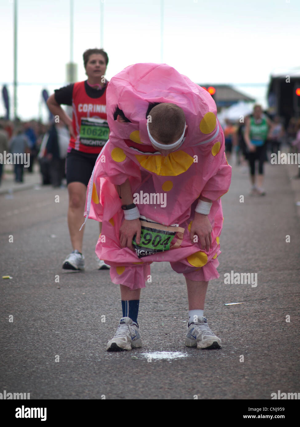 Runner vomiting hi-res stock photography and images - Alamy