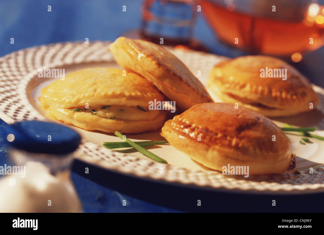 Filled curd pockets Stock Photo - Alamy