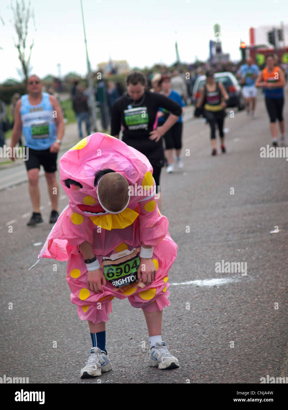 Sick runner vomit hi-res stock photography and images - Alamy