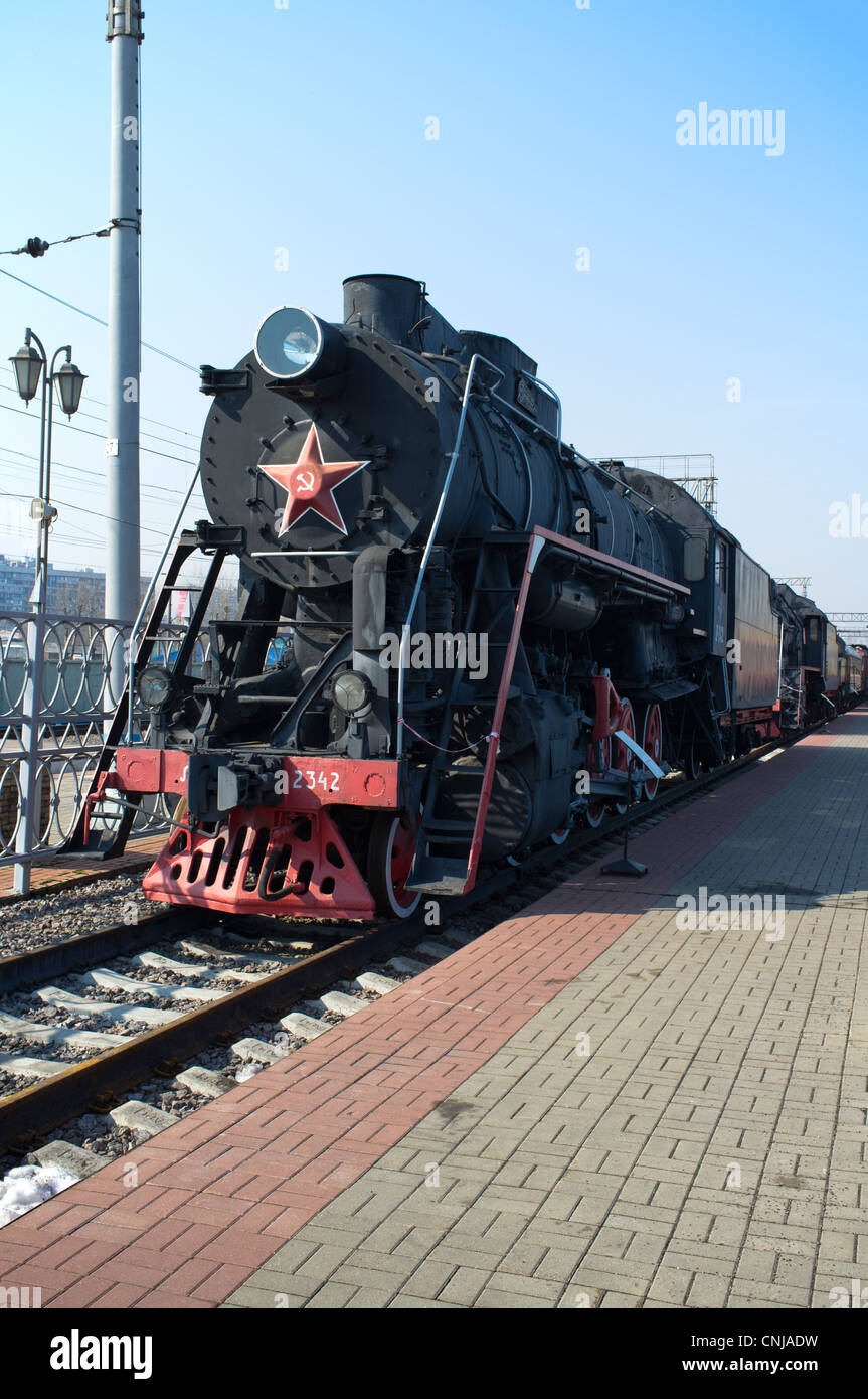 Russian locomotive hi-res stock photography and images - Alamy