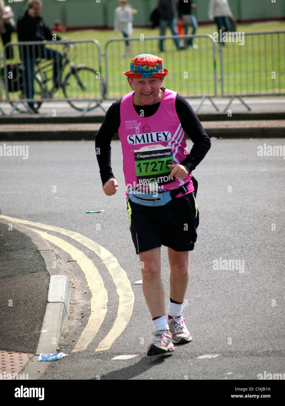 Happy marathon runner hi-res stock photography and images - Alamy