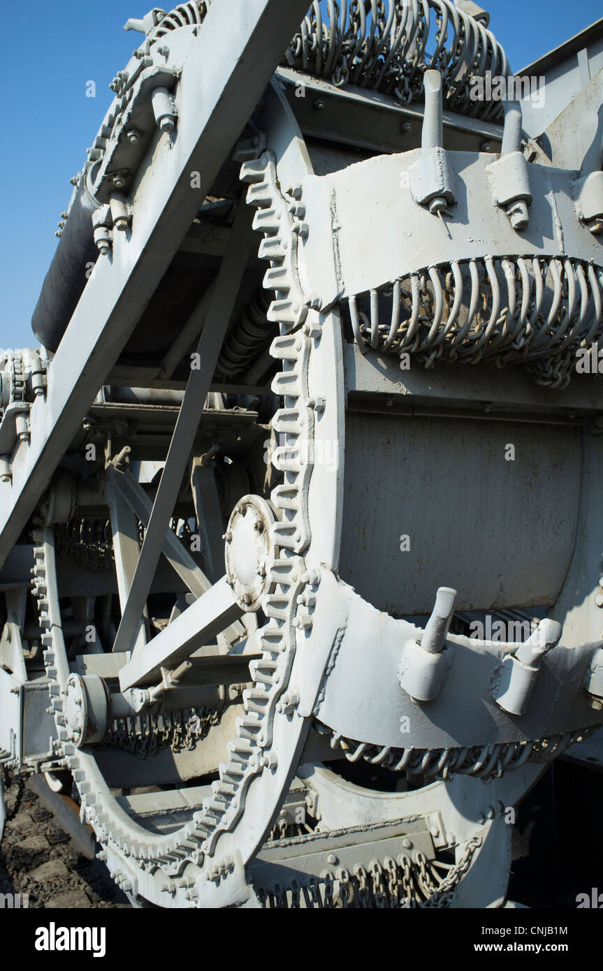 Russian railroad harvester machine UM1. Built in 1987 Stock Photo - Alamy