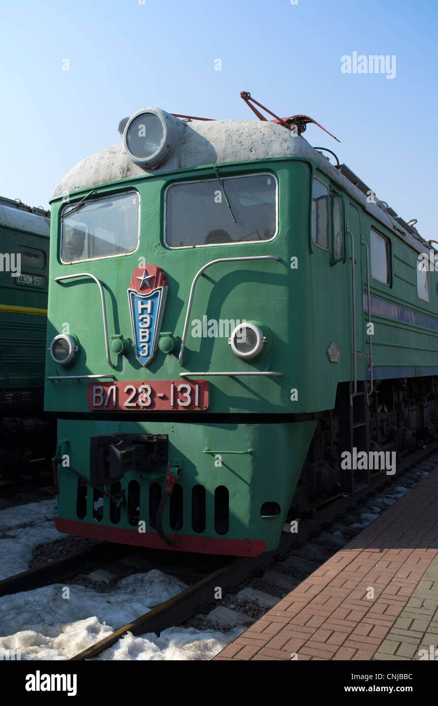 Russian electric locomotive VL23. Built in 1961 Stock Photo - Alamy