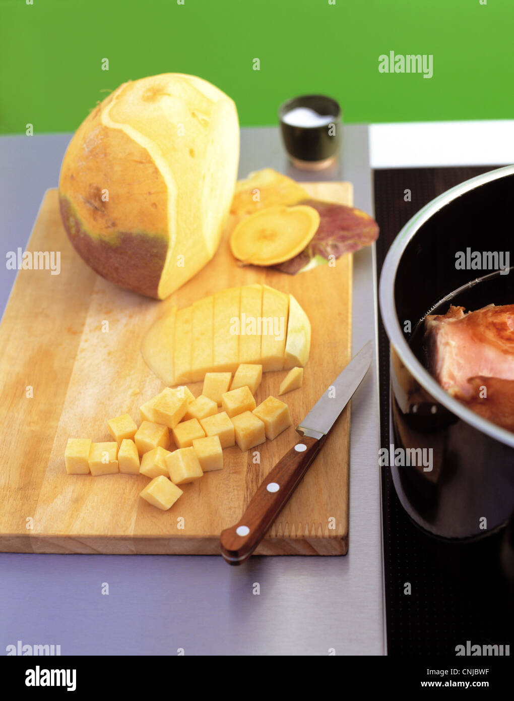 Preparing turnip hi-res stock photography and images - Alamy