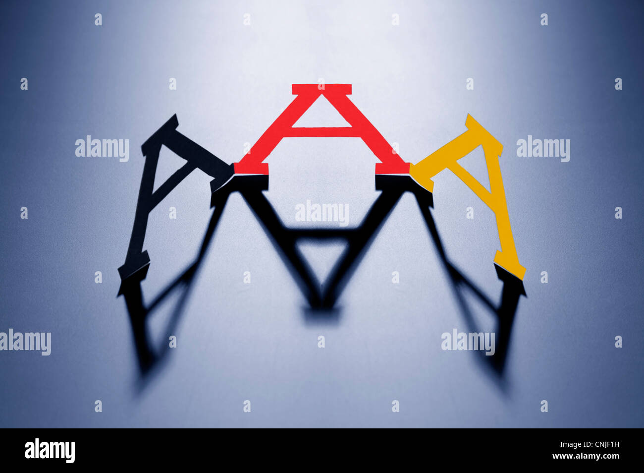 Symbol: Triple A rating for Germany Stock Photo - Alamy