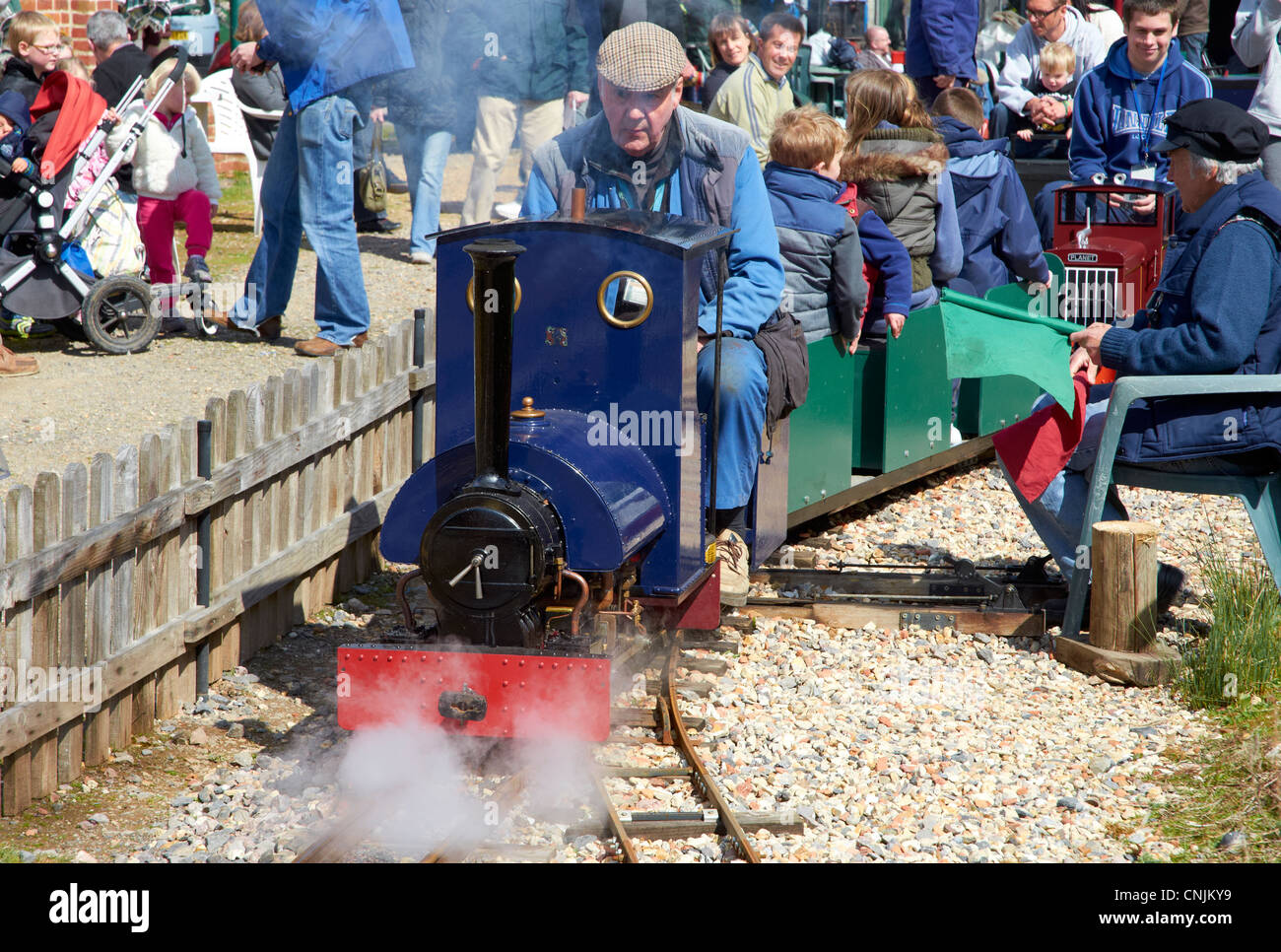 Miniature steam train rides hi-res stock photography and images - Alamy