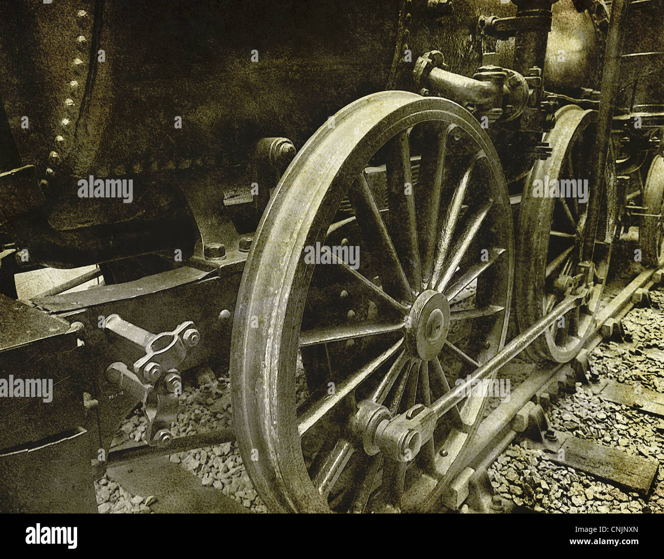 Steam train wheel hi-res stock photography and images - Alamy