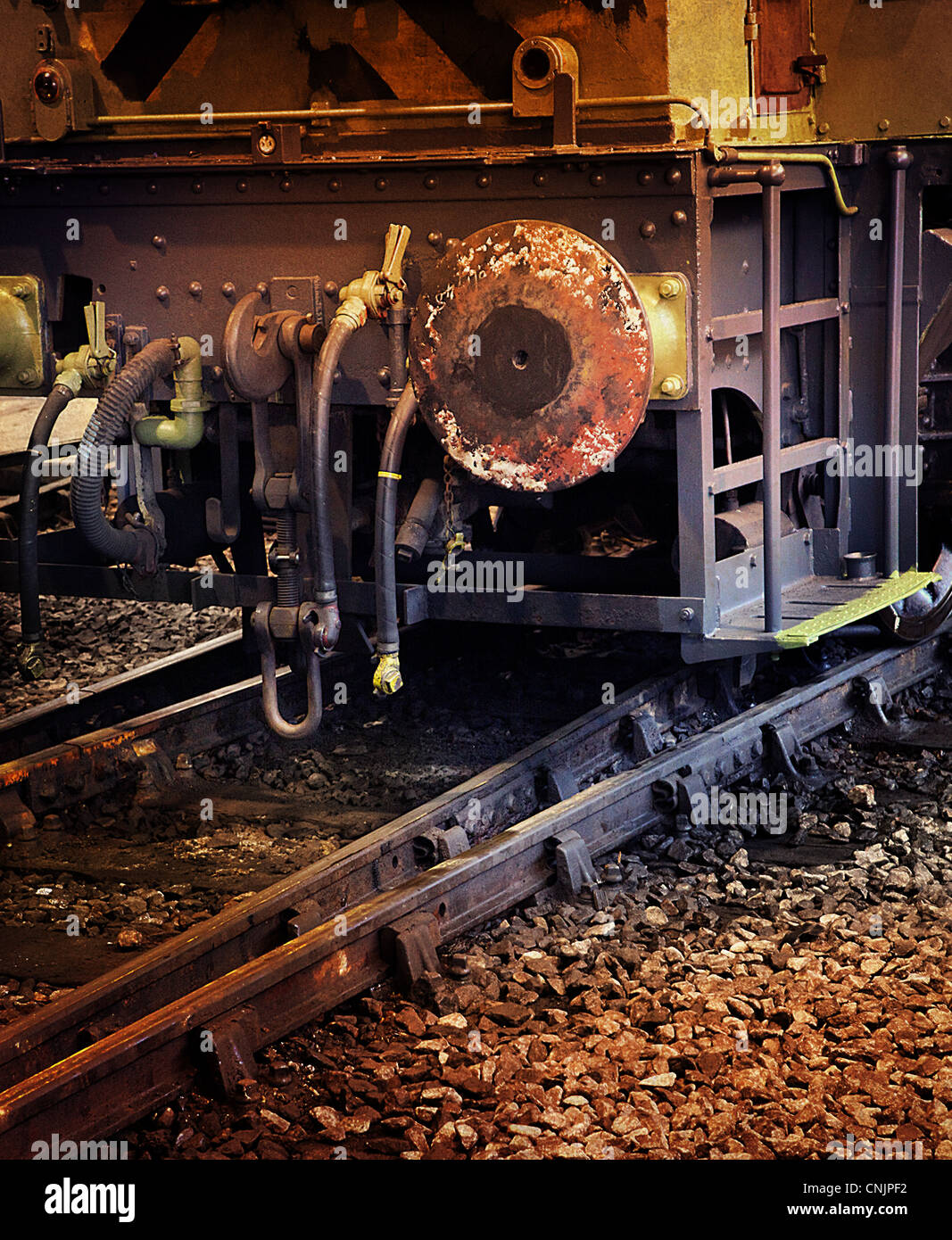 Car transporter train hi-res stock photography and images - Alamy