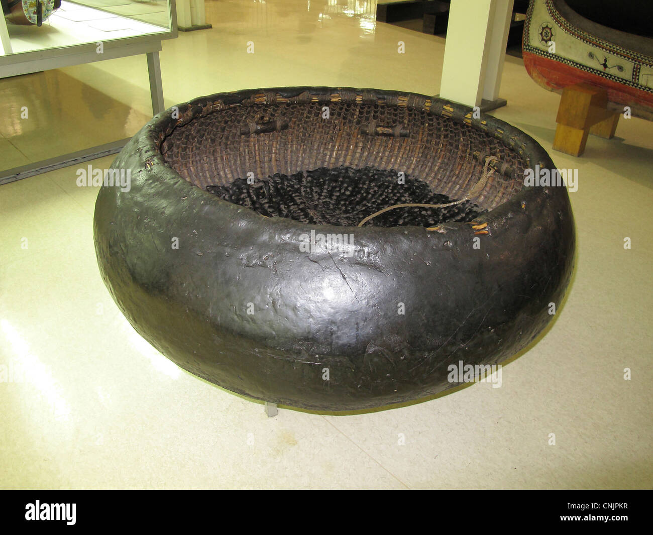 Guffa boat, Basra, Iraq This circular boats are used on the Tigris ...