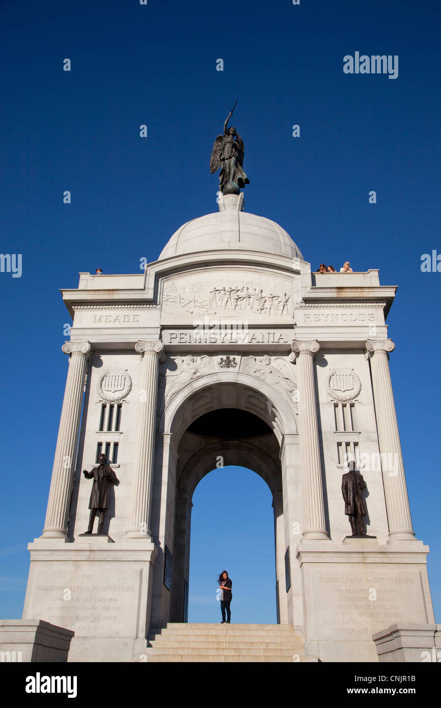 Gettysburg National Military Park Visitor Center Stock Photo - Alamy