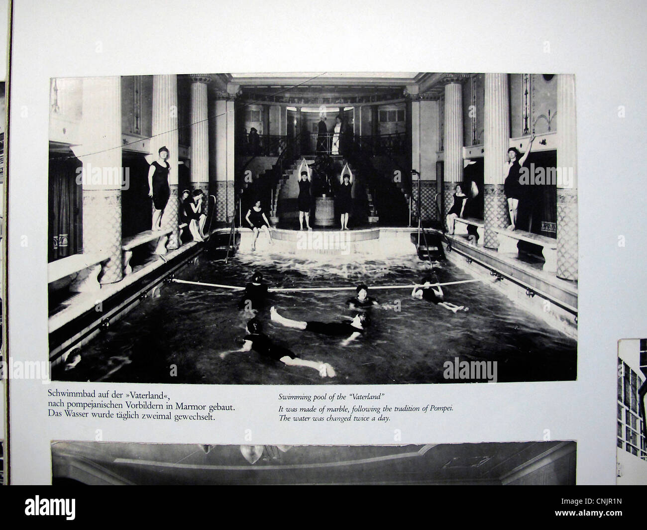 German Vaterland cruise with swimming pool inside Stock Photo - Alamy