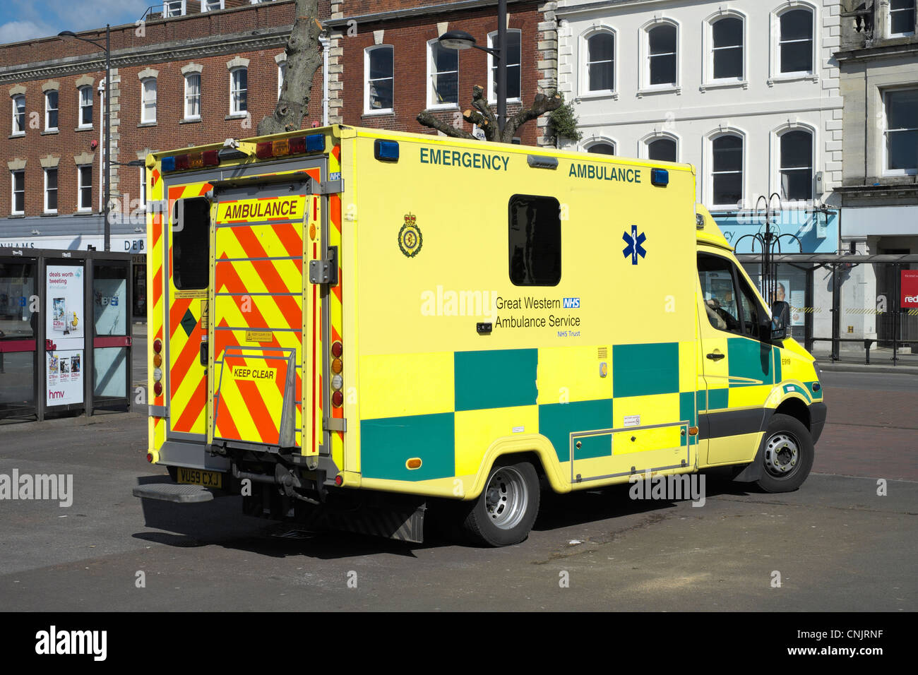 UK emergency ambulance Stock Photo - Alamy