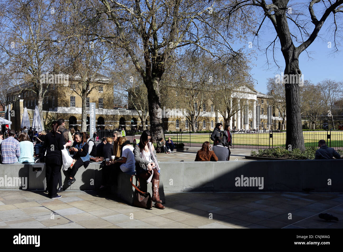 The Saatchi Gallery in the grounds of the old Duke of York`s Barracks ...