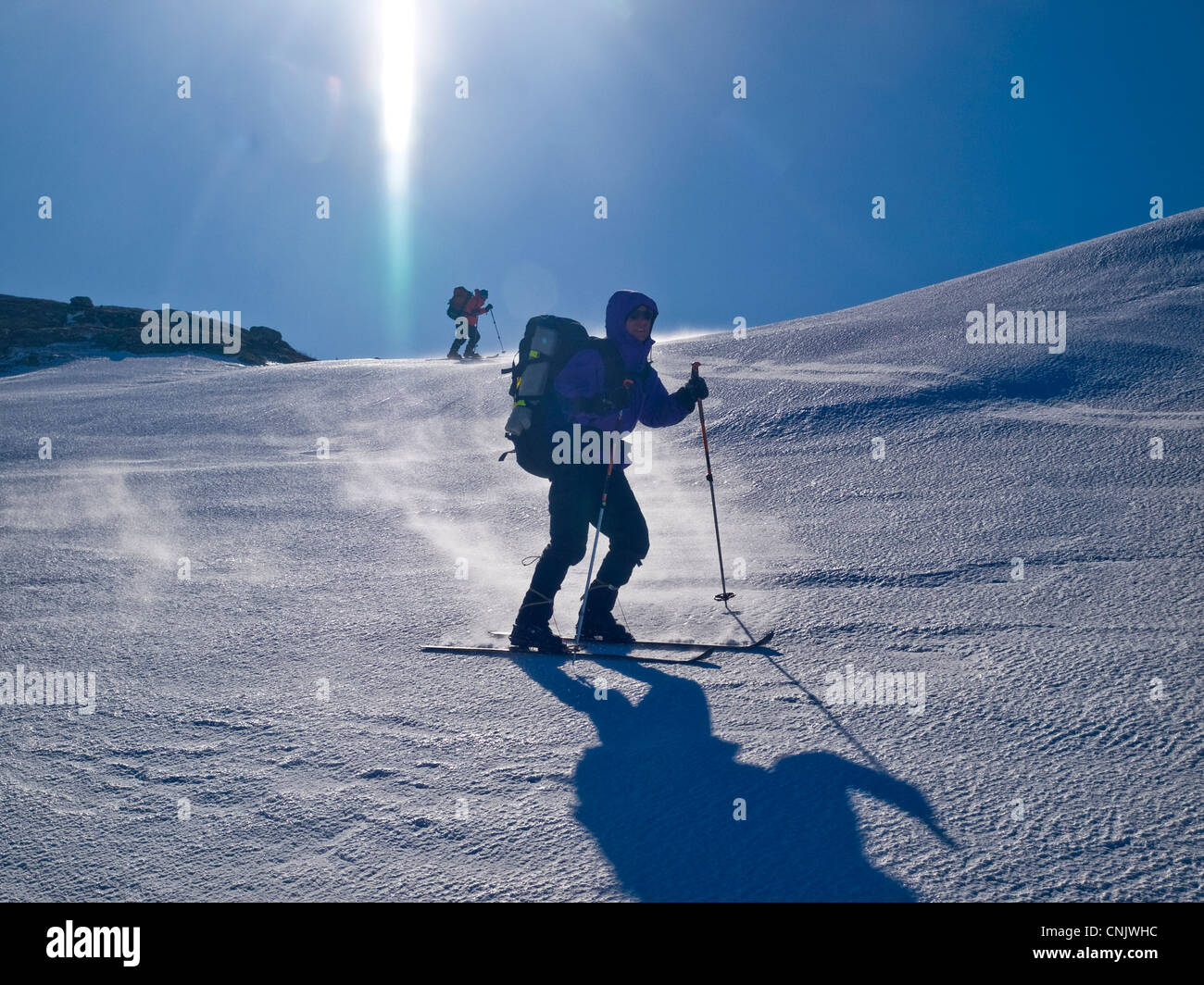 skitouring in the Hardanger region of Norway Stock Photo - Alamy