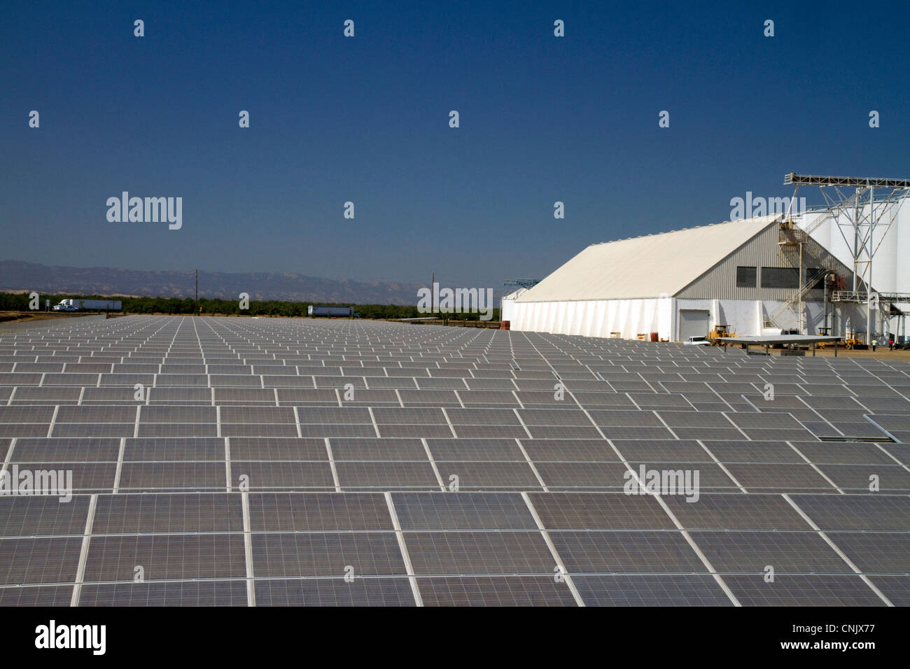 Solar panels create energy used for powering the rice dryer at ...