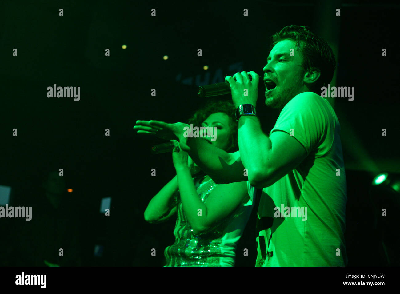 Russian pop band Band'Eros Stock Photo - Alamy