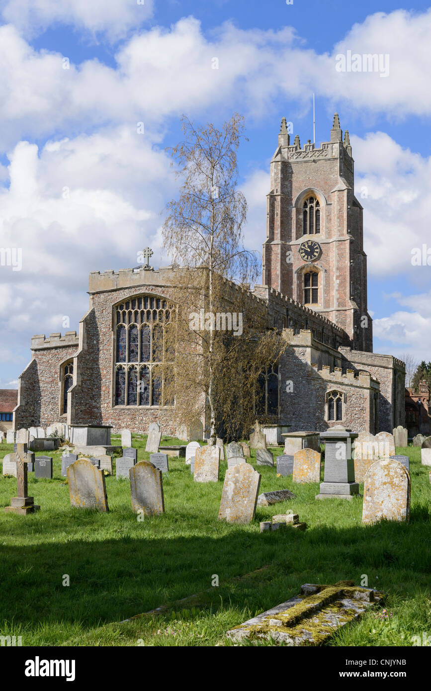 St Mary's church Stoke by Nayland Suffolk England UK Stock Photo - Alamy