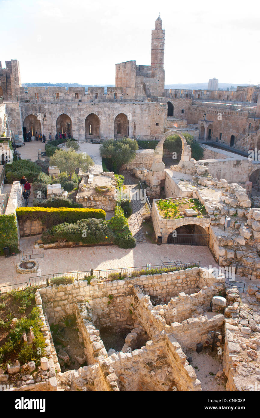 Jerusalem israel david citadel hi-res stock photography and images - Alamy