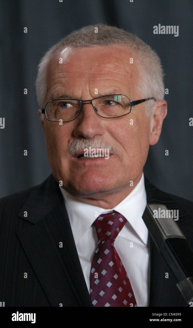 President vaclav klaus hi-res stock photography and images - Alamy