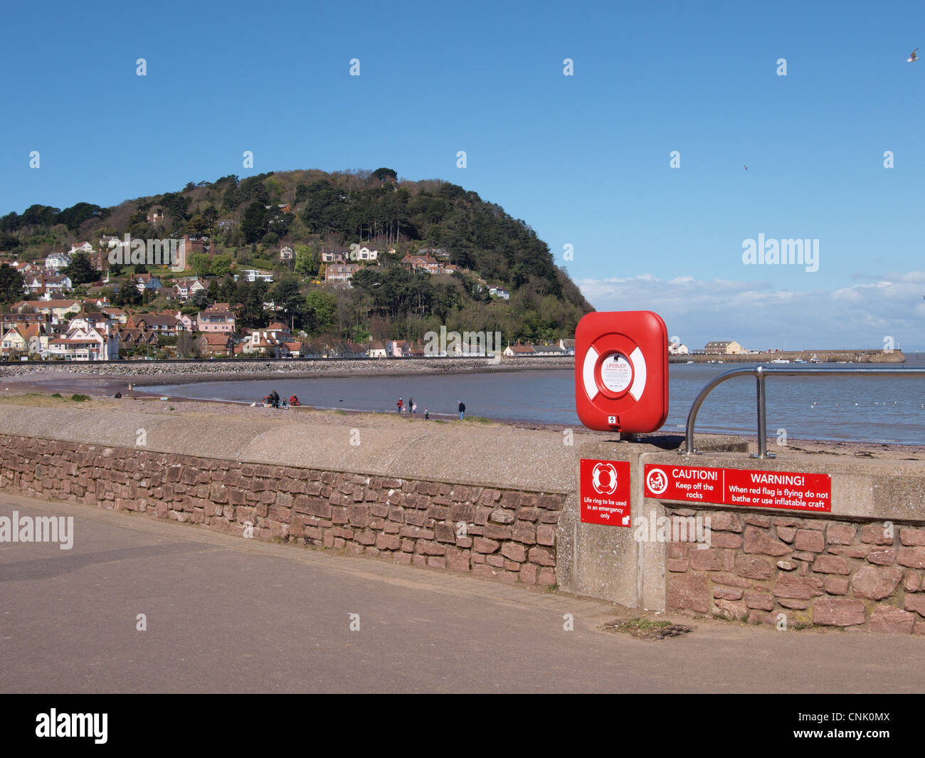 North Hill and beach. Minehead. Somerset. UK Stock Photo - Alamy