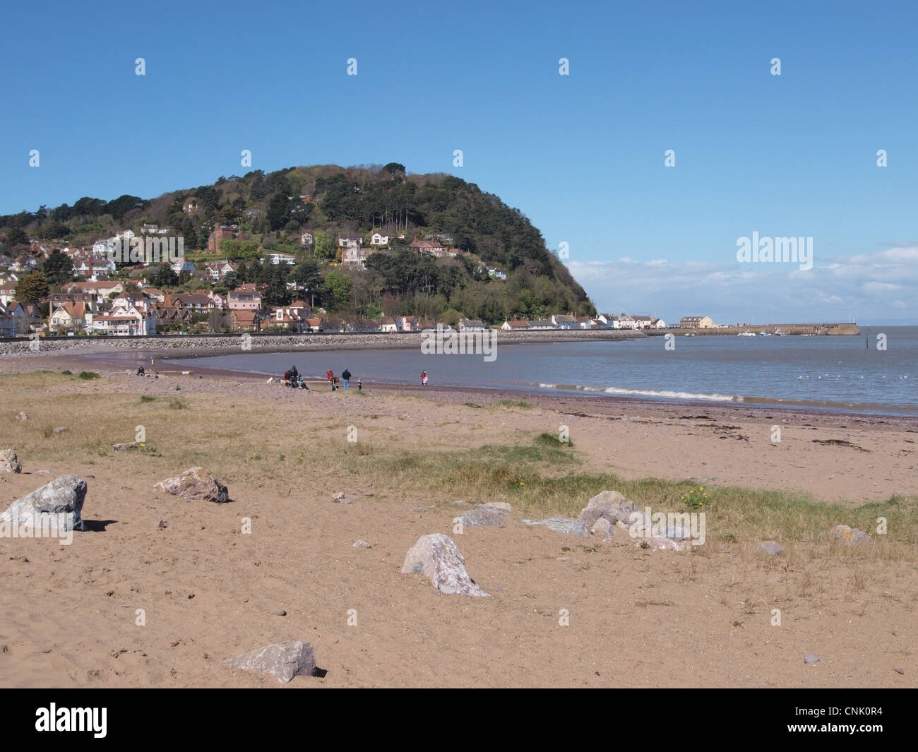 North Hill and beach. Minehead. Somerset. UK Stock Photo - Alamy
