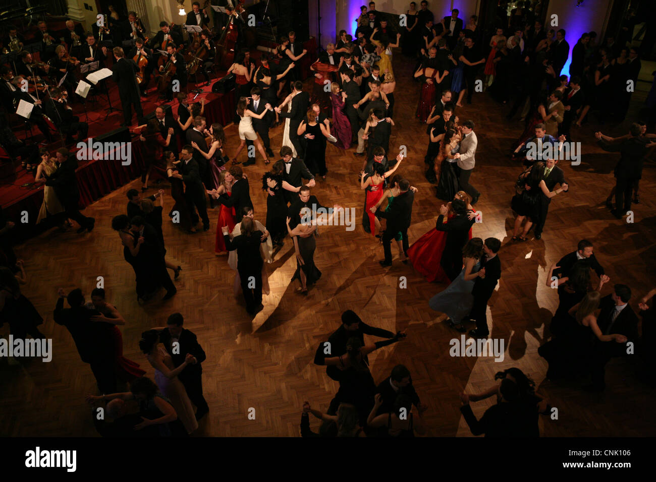 Traditional annual ball of the Czech Technical University in the Zofin ...