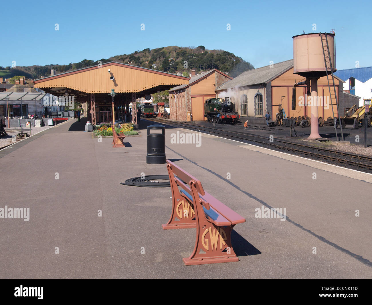 Minehead Station West Somerset Steam Railway. Somerset. UK Stock Photo - Alamy