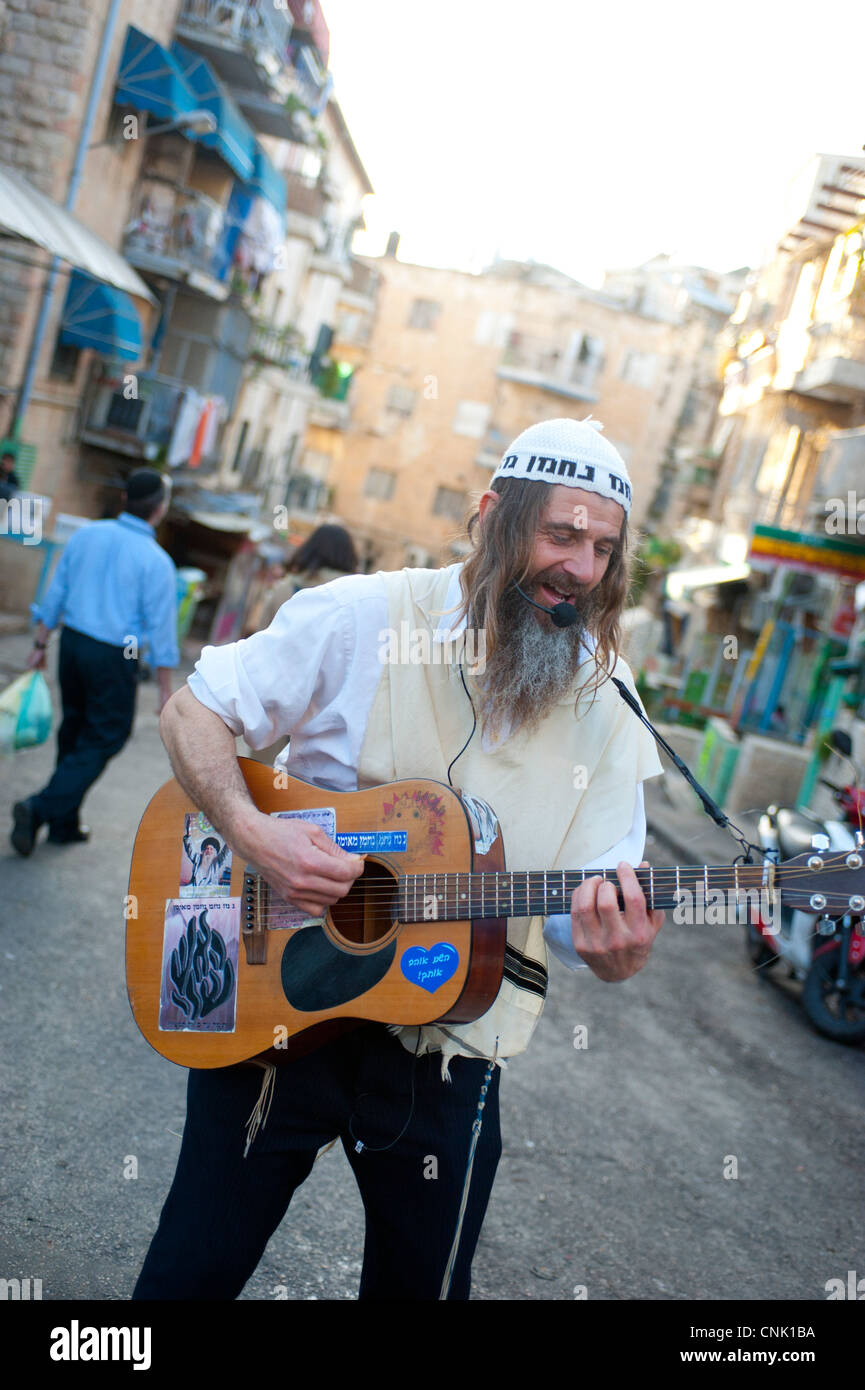 Middle East Israel Jerusalem mehane Yehuda market a Jewish man ...