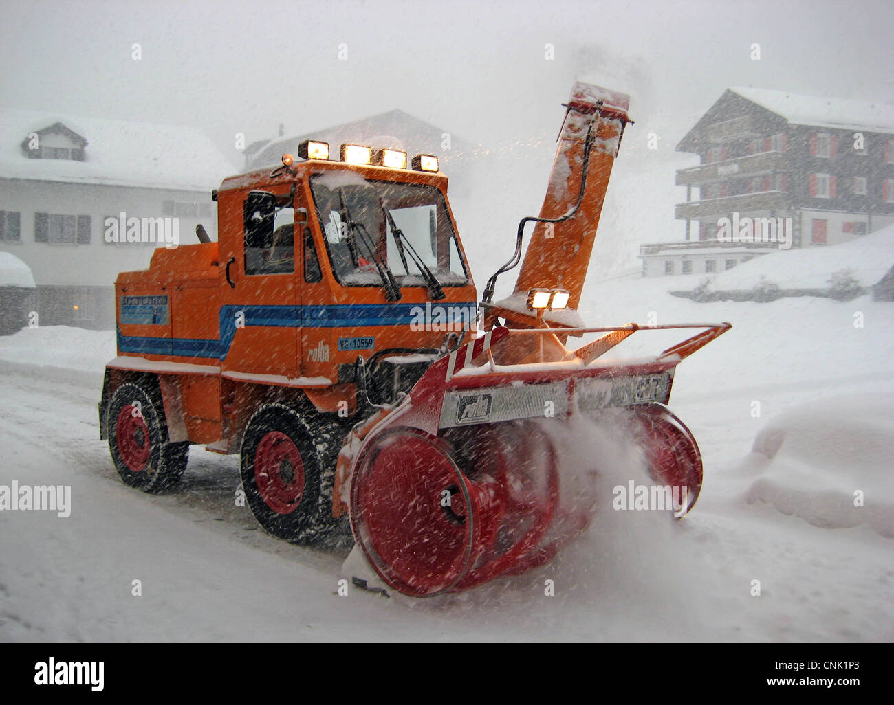 Snow clearing machine hi-res stock photography and images - Alamy