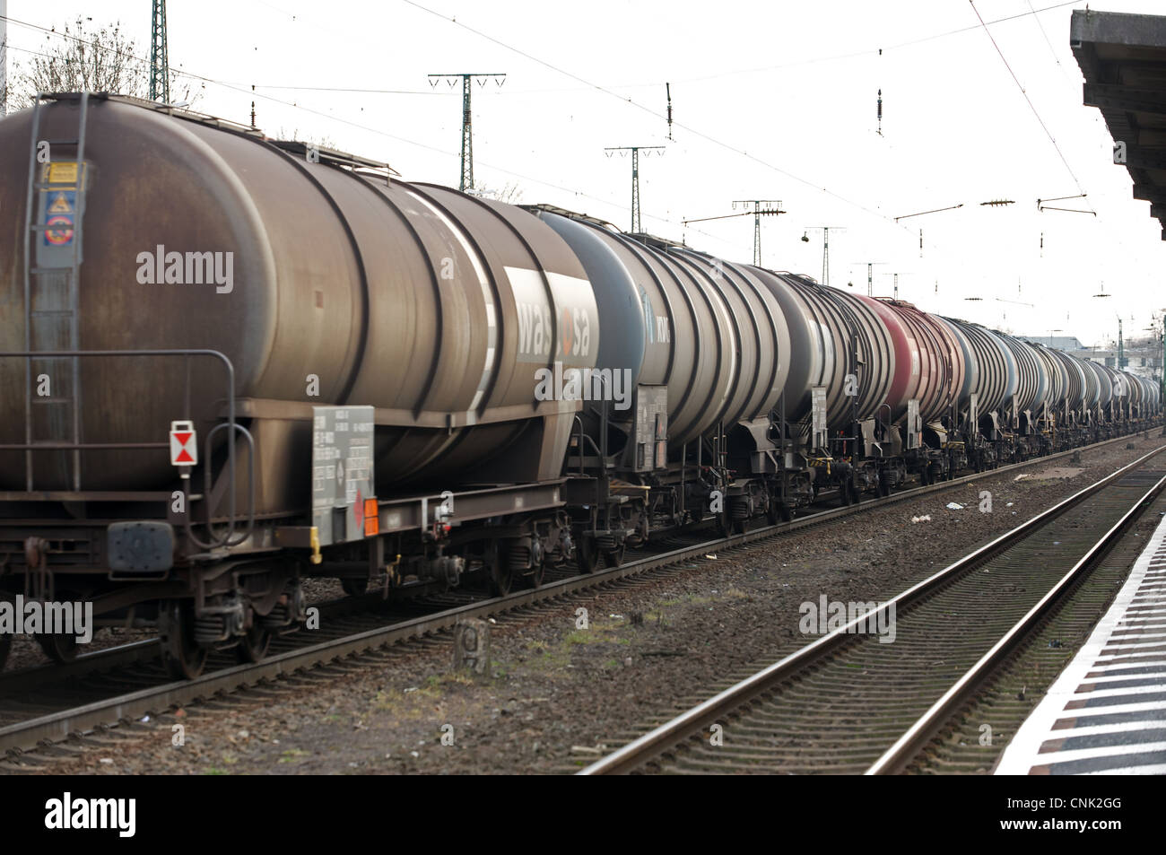 Freight trains Germany Stock Photo - Alamy