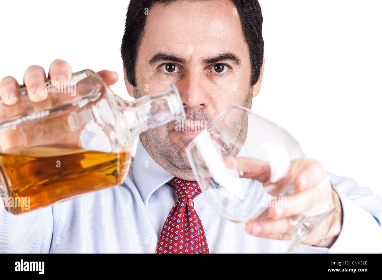 Pouring glass of scotch whisky hi-res stock photography and images - Alamy