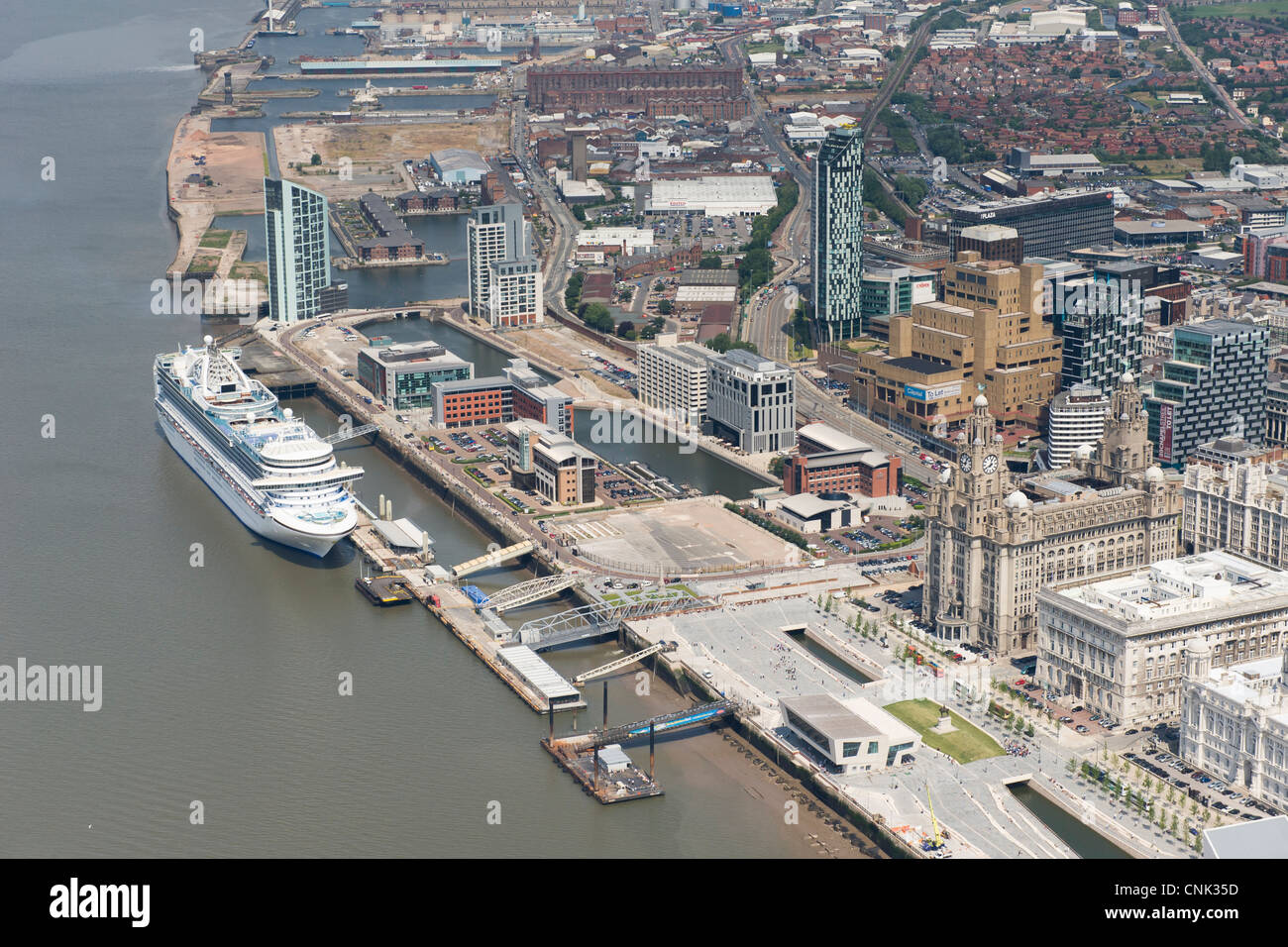 Crown Princess visits Liverpool Stock Photo - Alamy