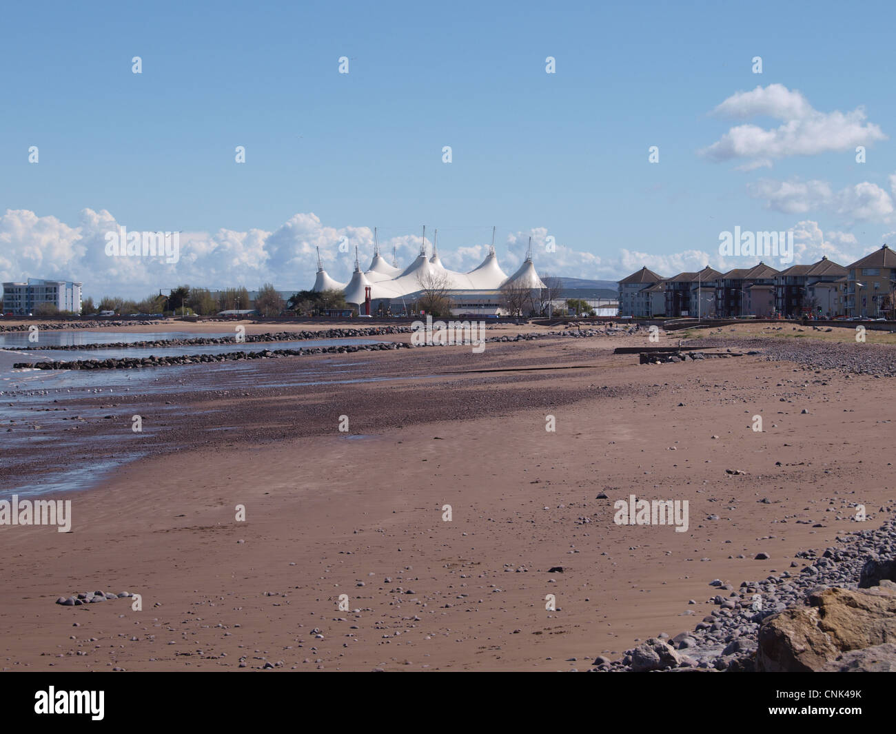 Beach butlins minehead somerset england hi-res stock photography and ...
