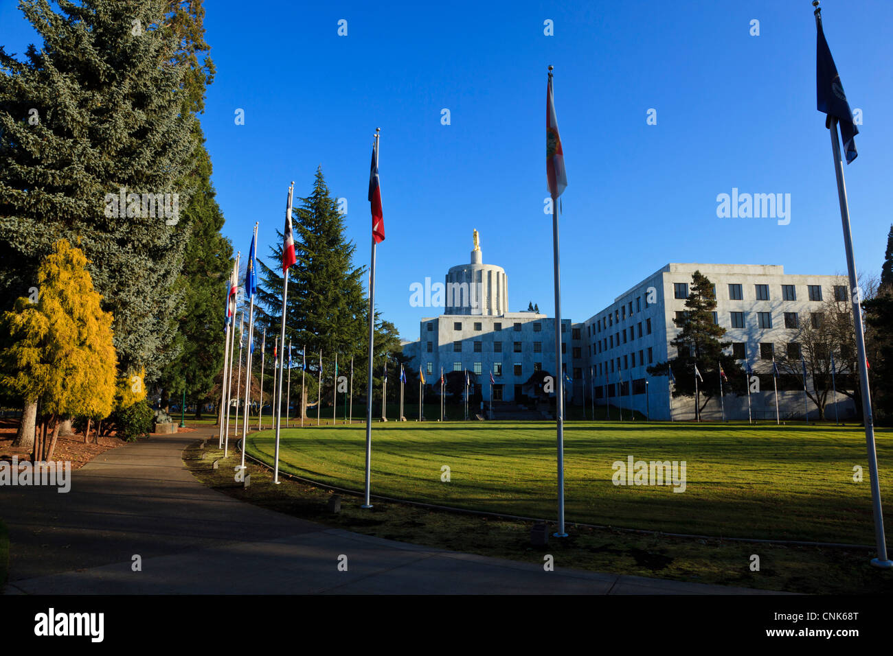 USA, Oregon, Salem, Oregon State Capitol Building Stock Photo - Alamy