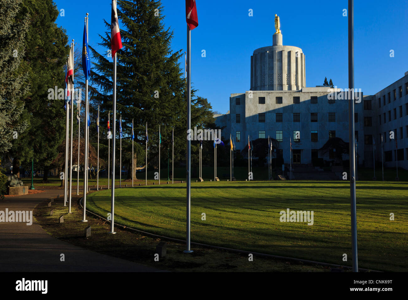 USA, Oregon, Salem, Oregon State Capitol Building Stock Photo - Alamy