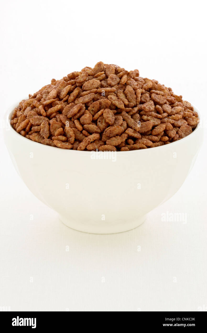 Delicious and nutritious cocoa-flavored, crisped rice cereal, served in ...