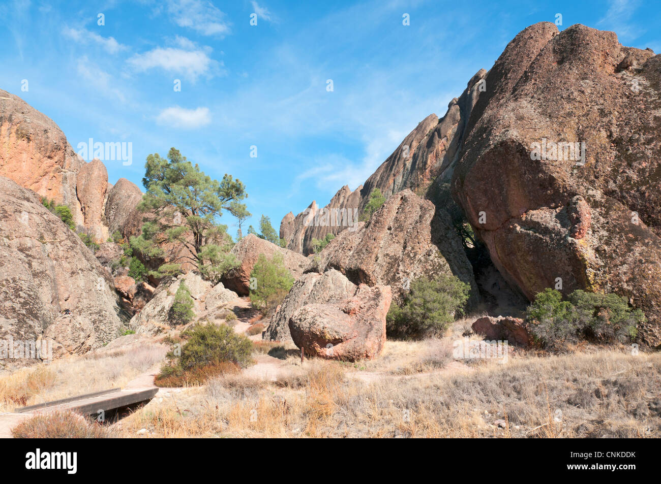 California, Pinnacles National Monument, Balconies Trail view of ...
