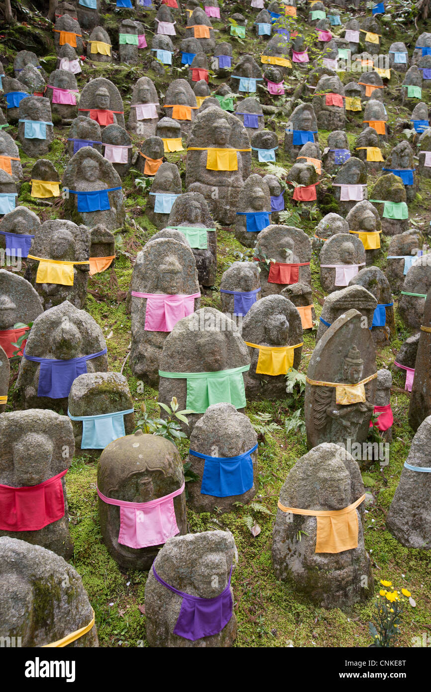 Jizo statues, in Kiyomizu Dera Temple, in Higashiyama district of Kyoto ...